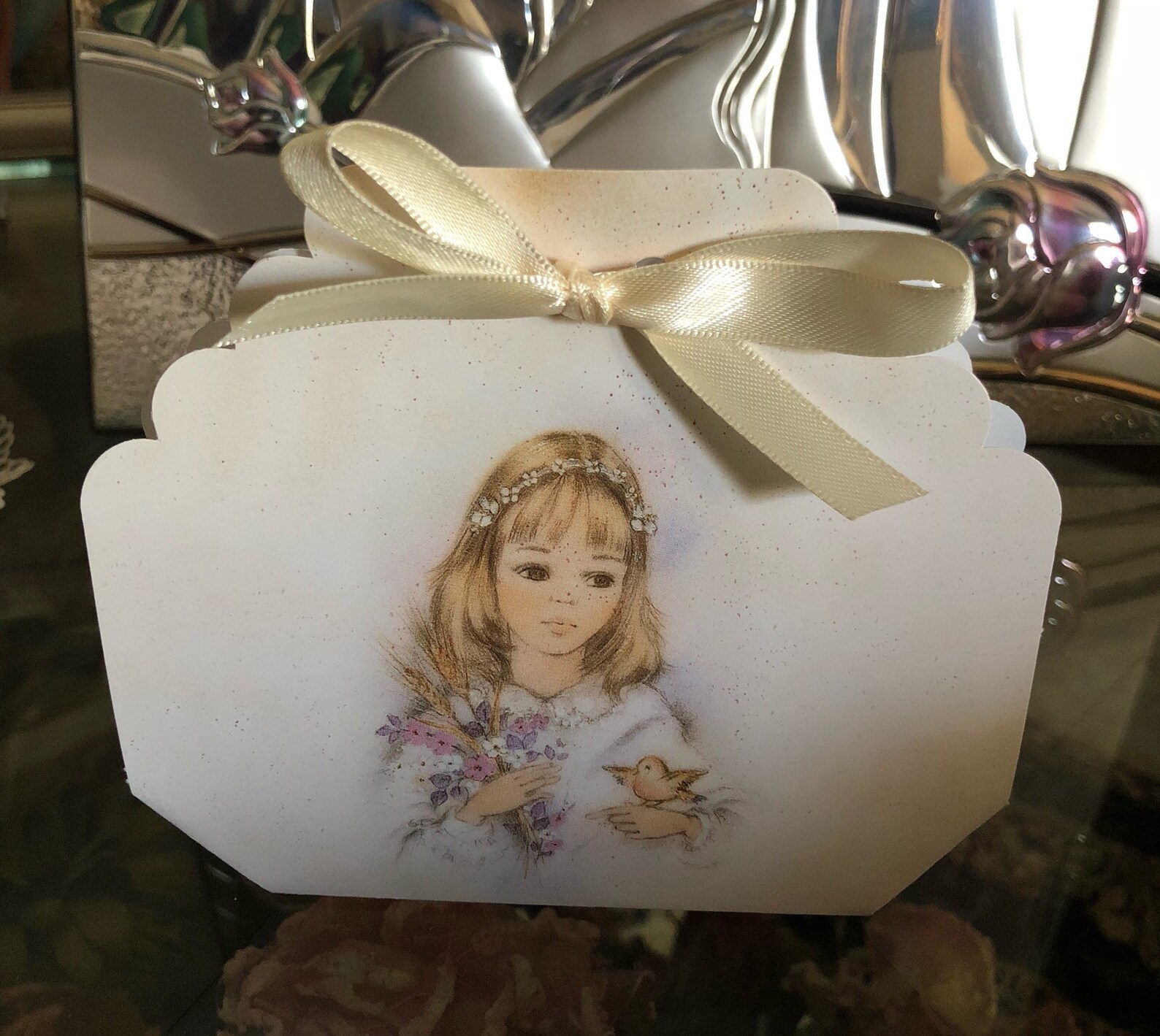 Lot of 10 Holy Communion Girl Favor Box Made in Italy DIY Favor Boxes ...