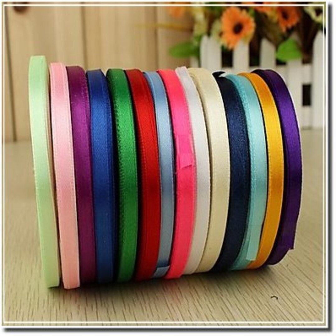 3/8 Personalized Satin Ribbon Plain Edge, Favor Accessories LOT of 15 ...