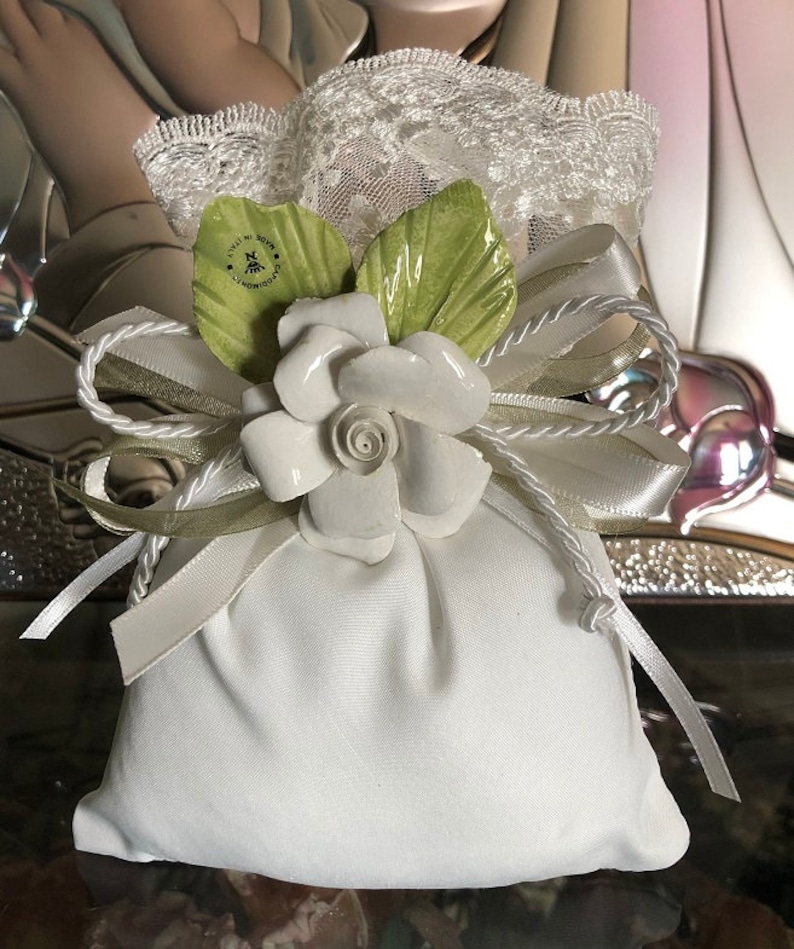 Italian Wedding Favors Bomboniere W/t Capodimonte Flower | Etsy