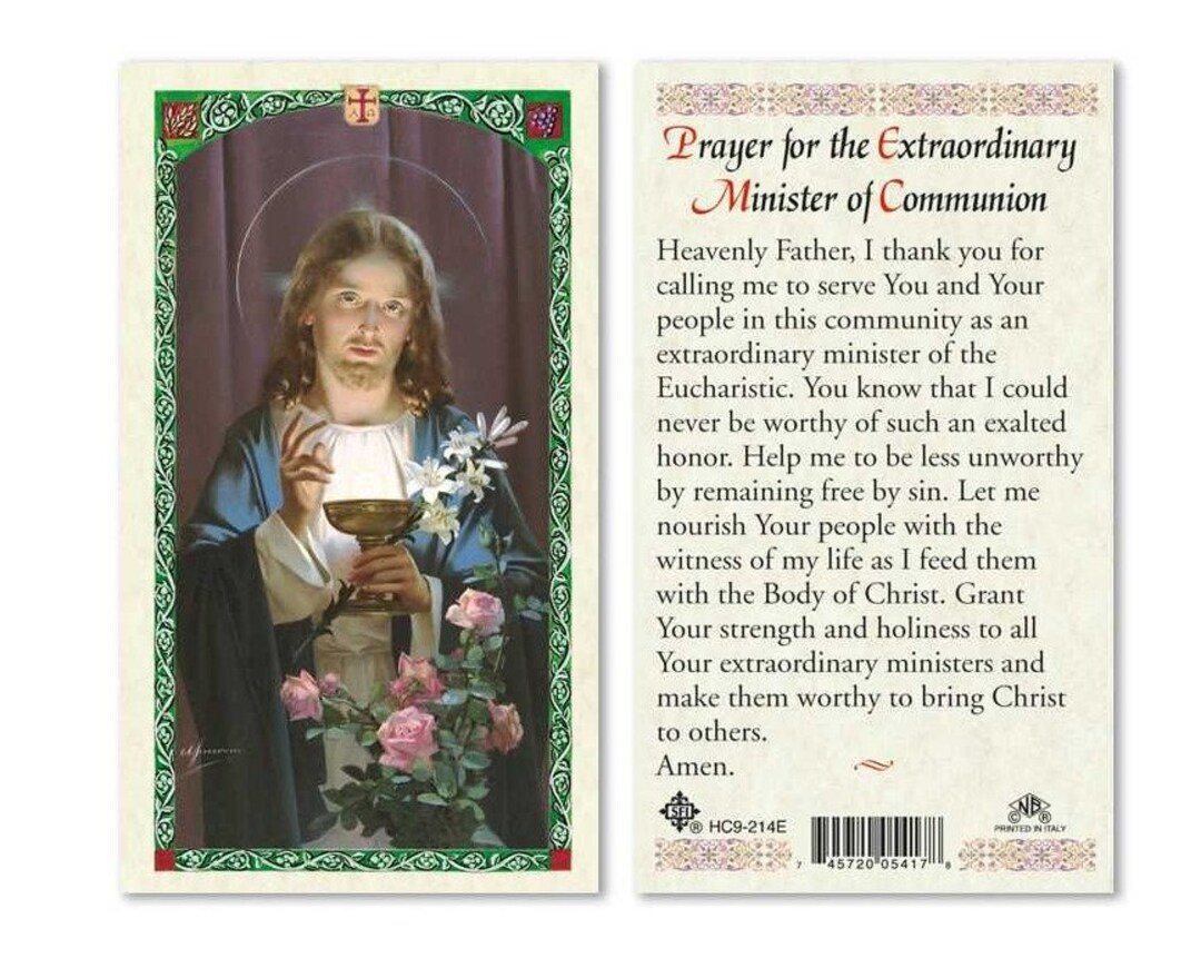 First Holy Communion Laminated Prayer Card, Communion Boy, Communion ...