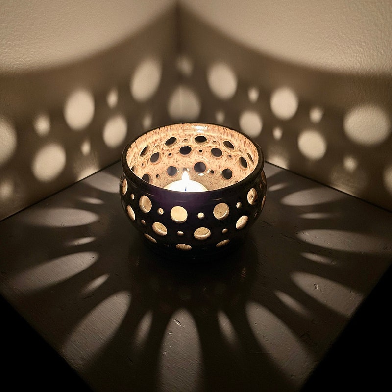 Pottery Luminary - Etsy