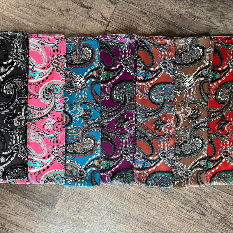 Red and Pink Silk Bandana - Etsy