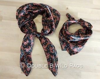 Burgundy Wild Rag - Etsy