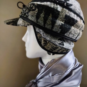 Stockman's Wool Hat Charcoal Grey Aztec Pattern Railroad Cattleman's ...