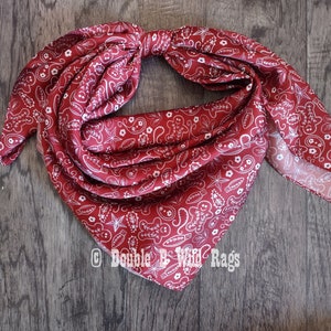 Wild Rag CHRISTMAS HOLIDAY Gingerbread Man Red Bandana Style Cowboy ...