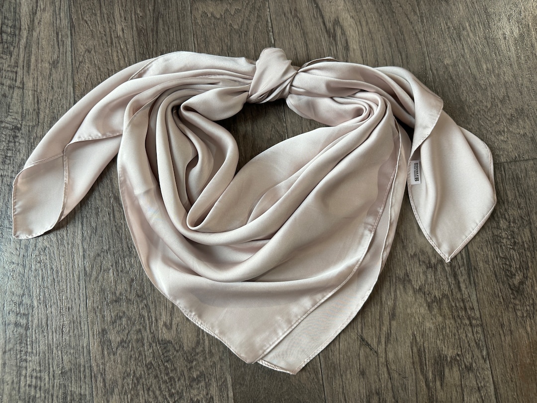 WILD RAG Ivory Taupe #15 Cowboy Western Neck Scarf Bandanna Double B ...