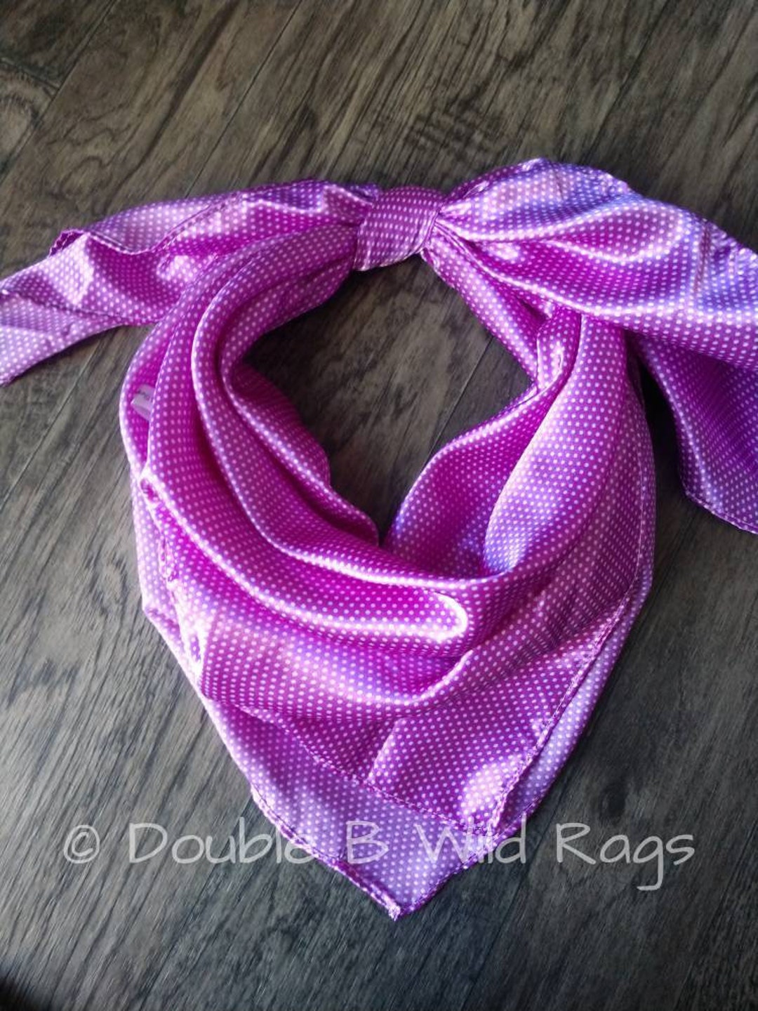 Wild Rag Bright Lavender Tiny Polka Dot Cowboy Western Neck Scarf ...