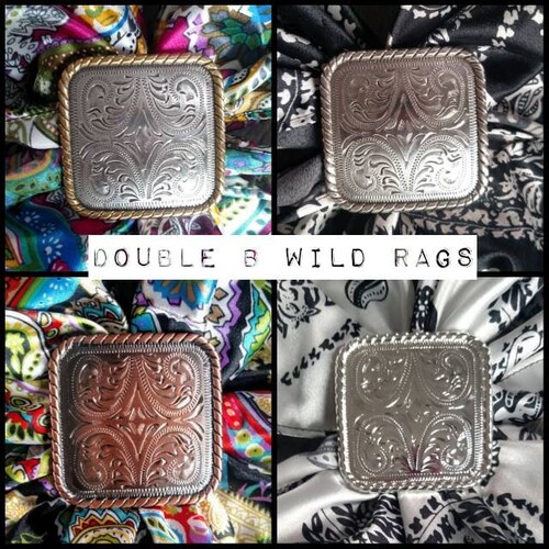 Buckaroo Wild Rag Slide Hand Engraved - Etsy