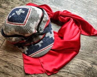 Stockman's Wool Hat Charcoal Grey Aztec Pattern Railroad Cattleman's ...