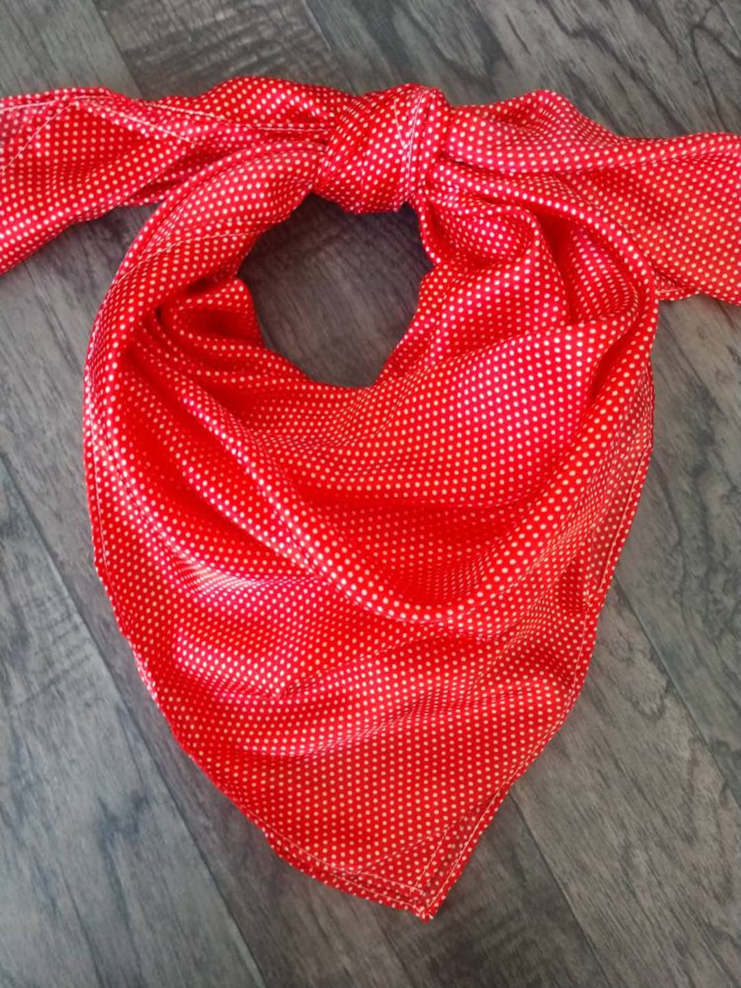 Wild Rag Red Tiny Polka Dot Cowboy Western Neck Scarf Bandanna by ...
