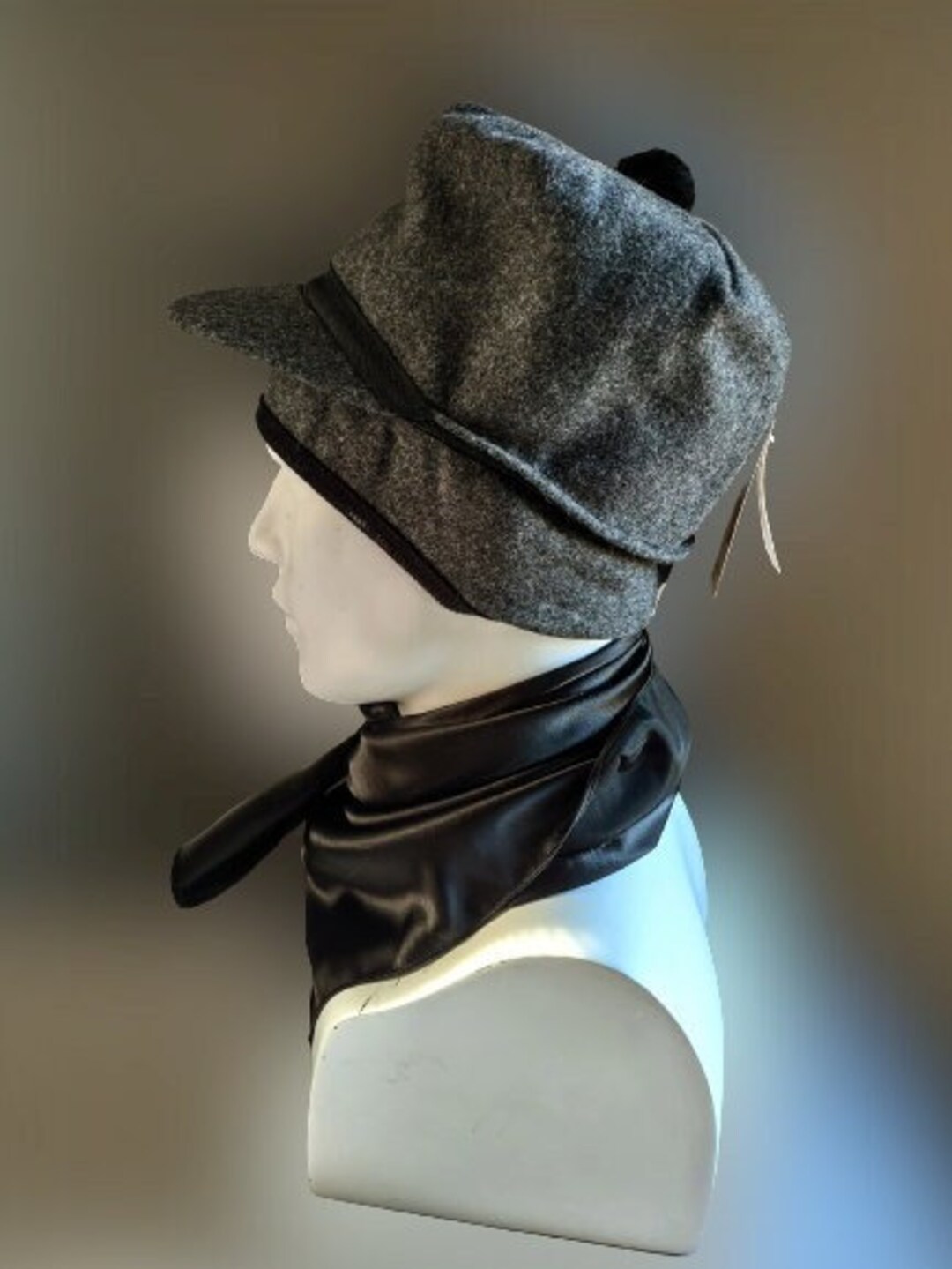 STOCKMAN Wool Scotch Melton Cattleman's Cowboy Winter Cap Hat - Etsy