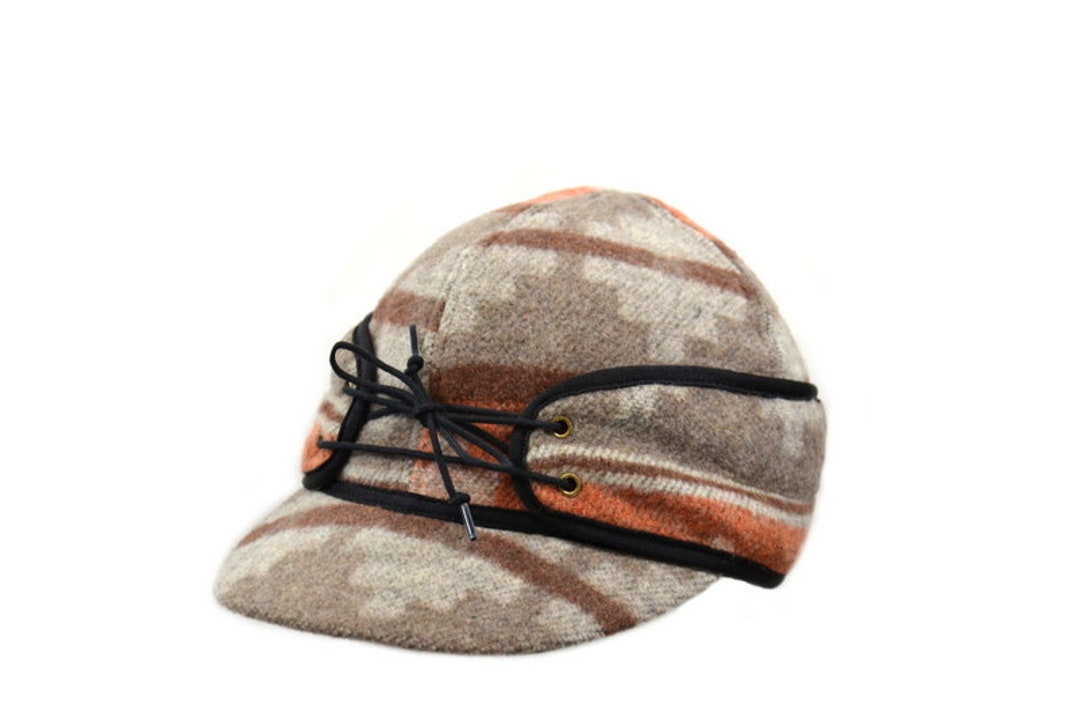 Stockman's Wool Hat Rust Orange Navajo Pattern Railroad Cattleman's ...