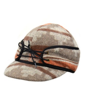 Stockman's Wool Hat Rust Orange Navajo Pattern Railroad Cattleman's ...