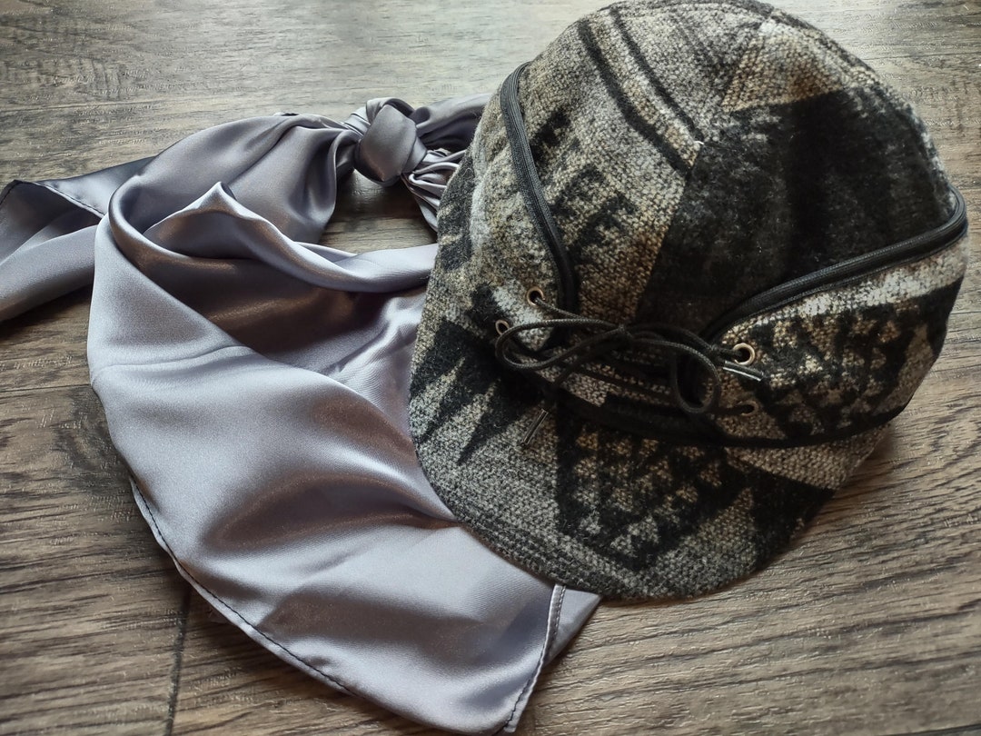 Stockman's Wool Hat Charcoal Grey Aztec Pattern Railroad Cattleman's ...