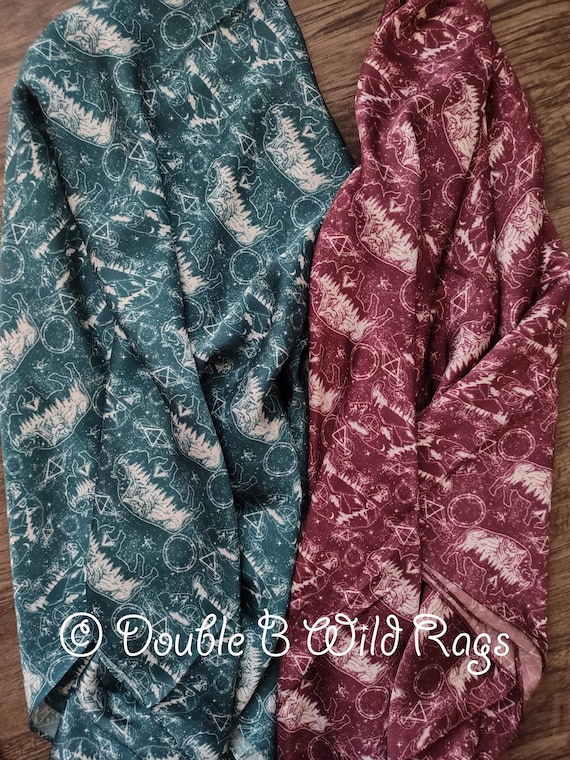 Wild Rag Bison Bear and Constellations Cowboy Western Neck - Etsy