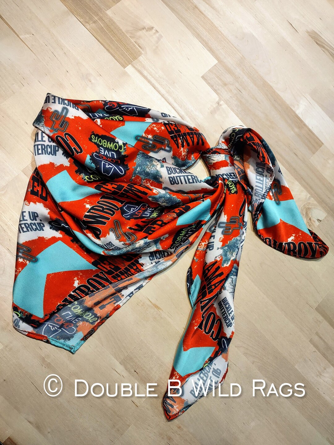 Wild Rag MISC 412 Long Live Cowboys Bull Rider Cowboy Western Halstuch ...
