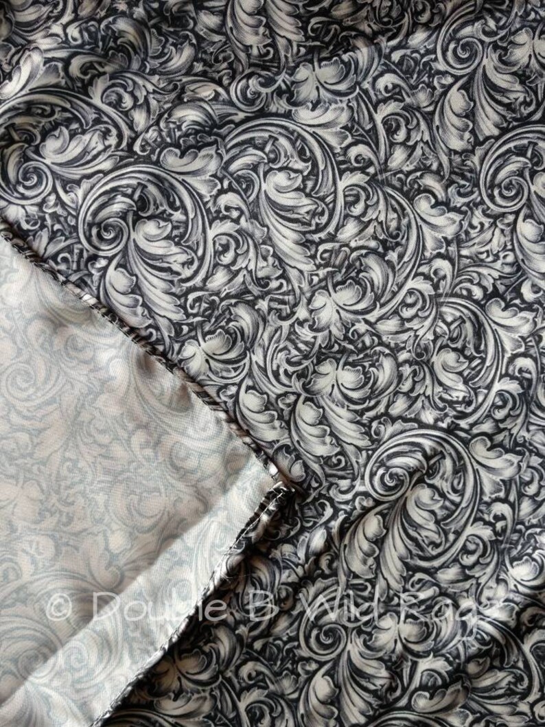 Wild Rag Engraved Sterling Silver Print Cowboy Western Neck | Etsy