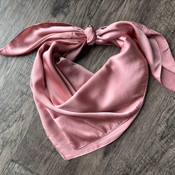 Pink Neck Scarf - Etsy