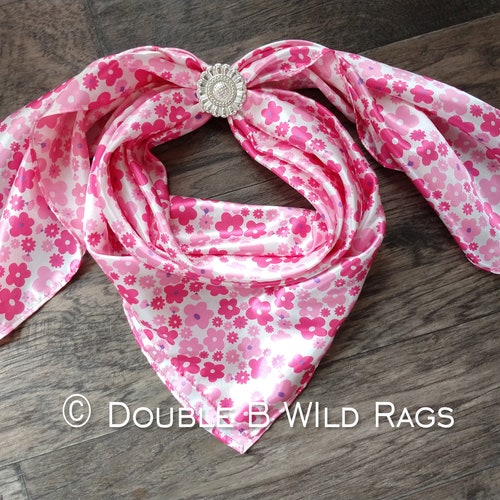 Wild Rag Purple and Pink Paisley New Cowboy Western Neck Scarf - Etsy