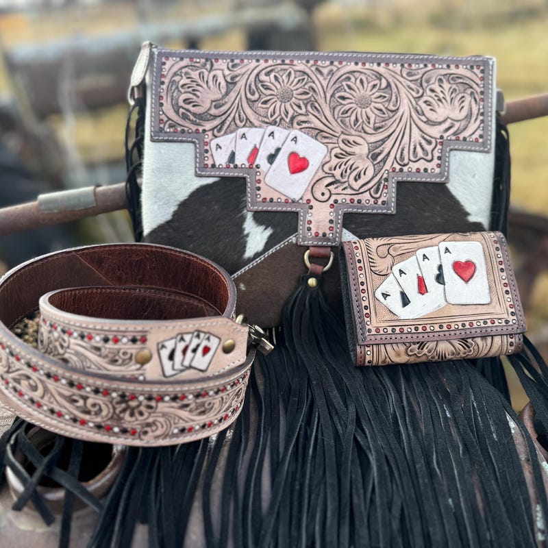 Cowhide Purse - Etsy