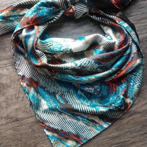 Wild Rag Purple and Pink Paisley New Cowboy Western Neck Scarf - Etsy