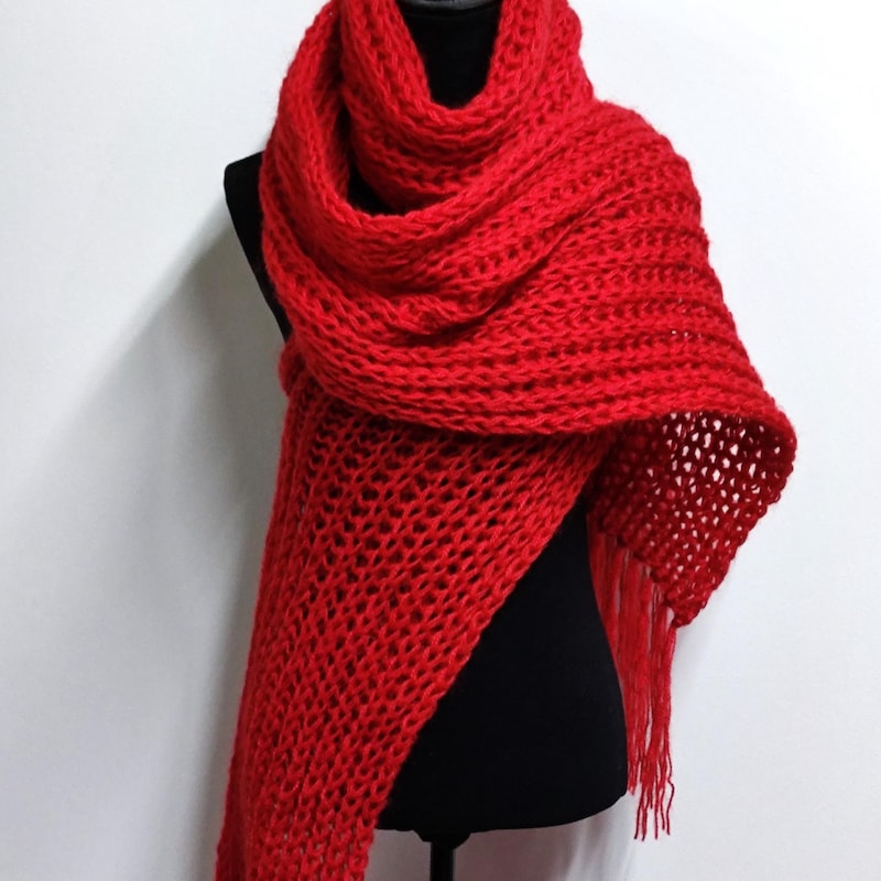 Knit Scarf - Etsy