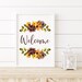 Fall Watercolor Welcome Digital Art Print, Instant Download - Etsy