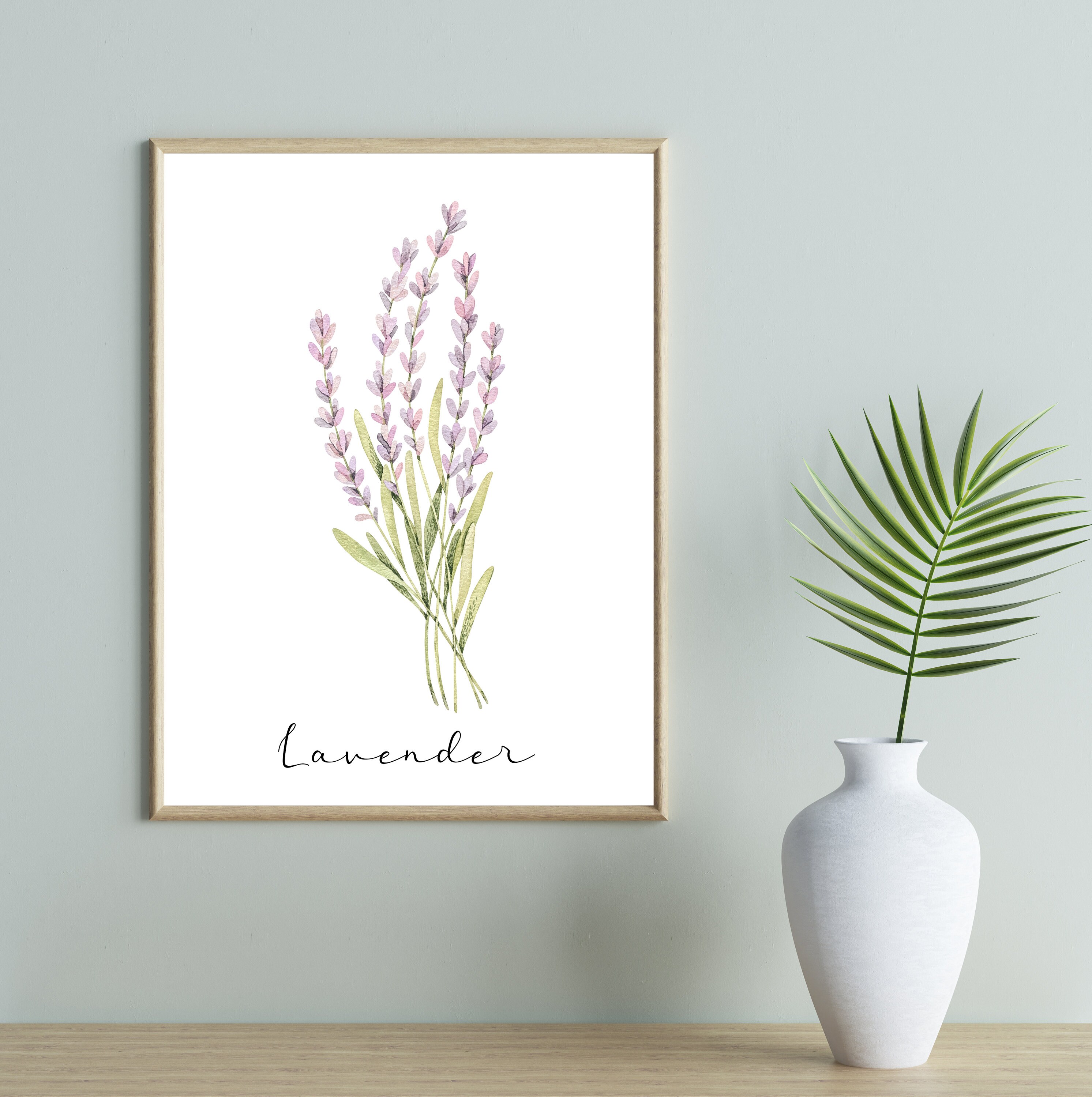 Watercolor Lavender Digital Printable INSTANT DOWNLOAD - Etsy