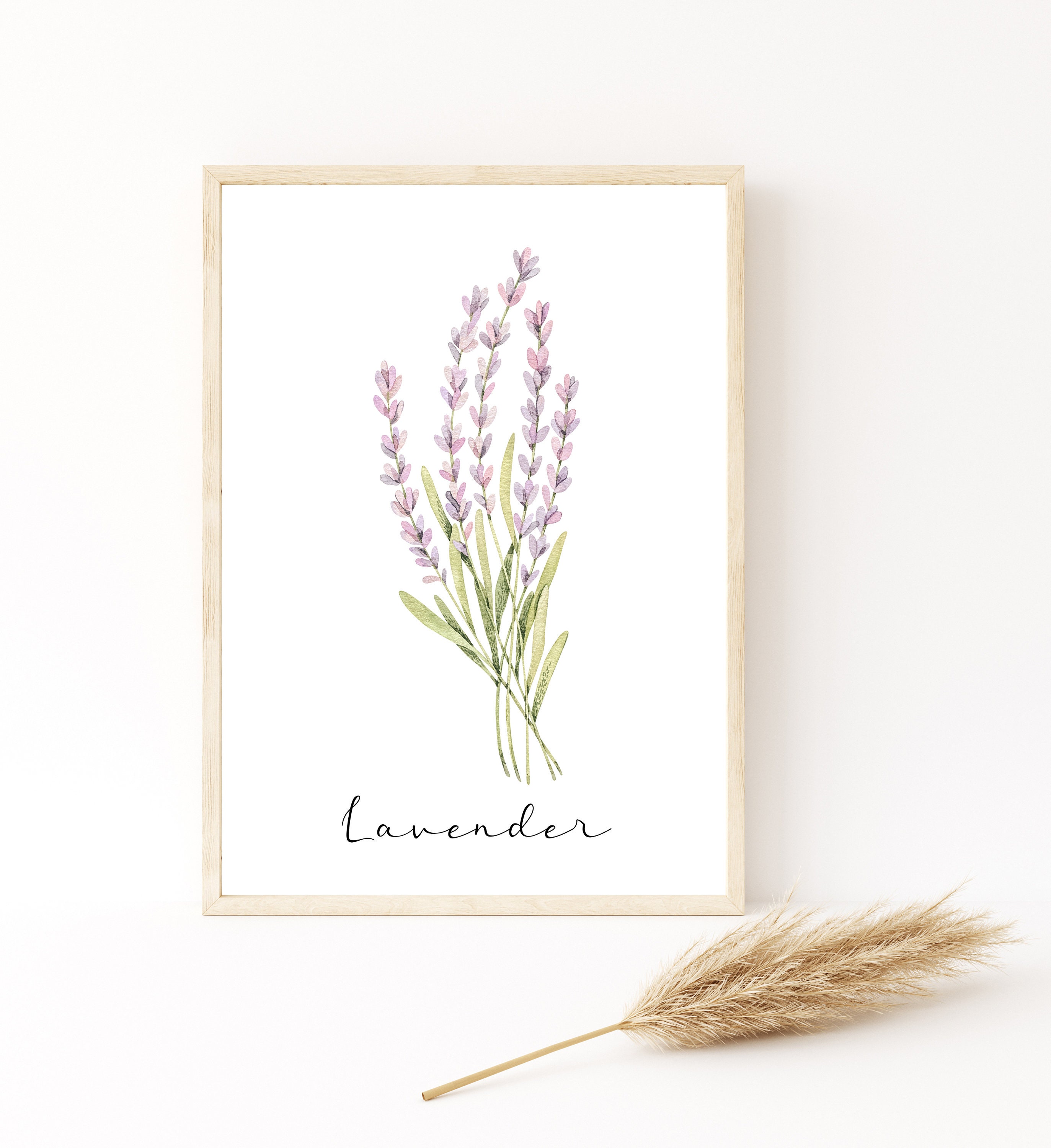 Watercolor Lavender Digital Printable INSTANT DOWNLOAD - Etsy