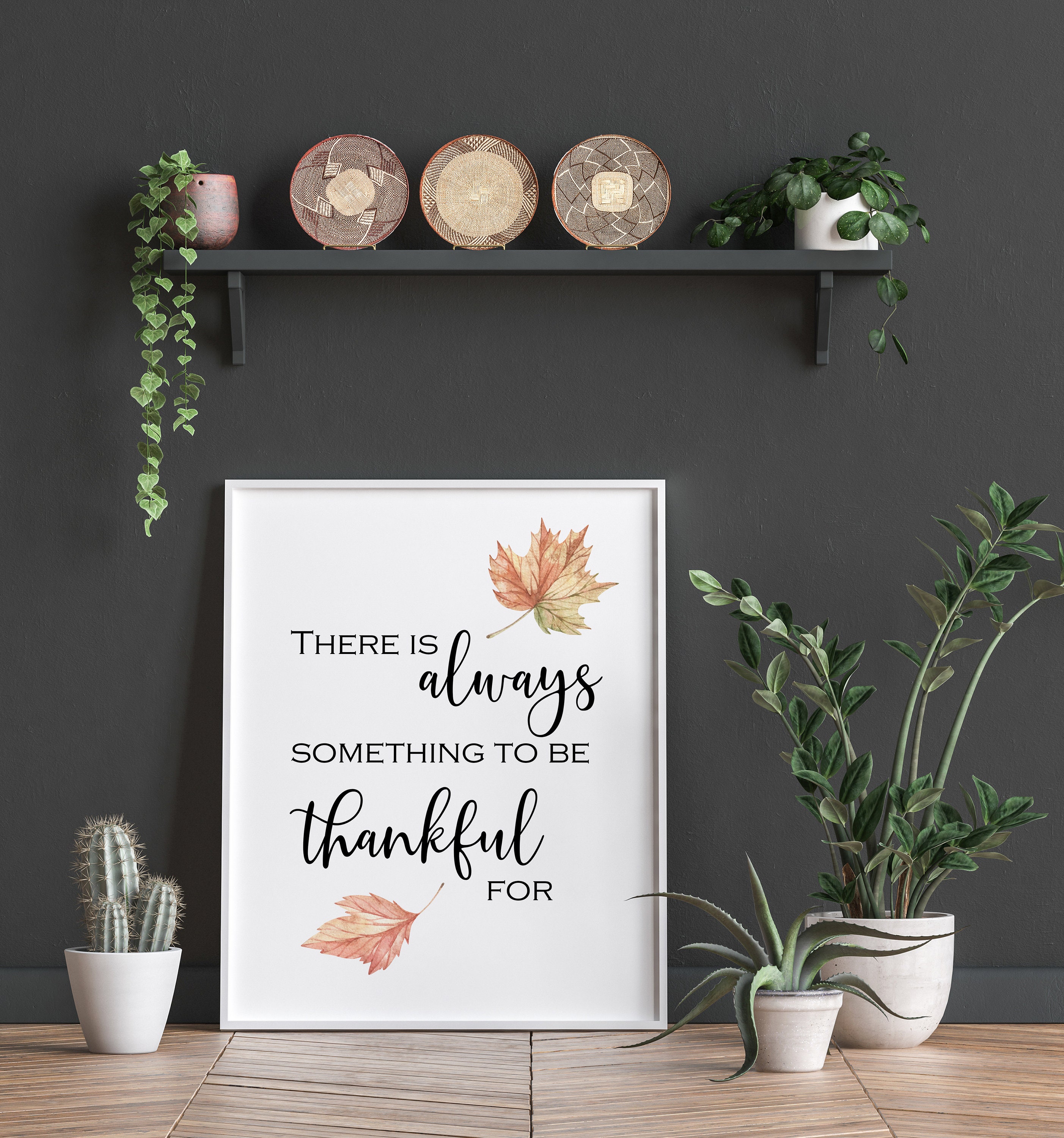 There is Always Something to Be Thankful for Digital Art Print With ...