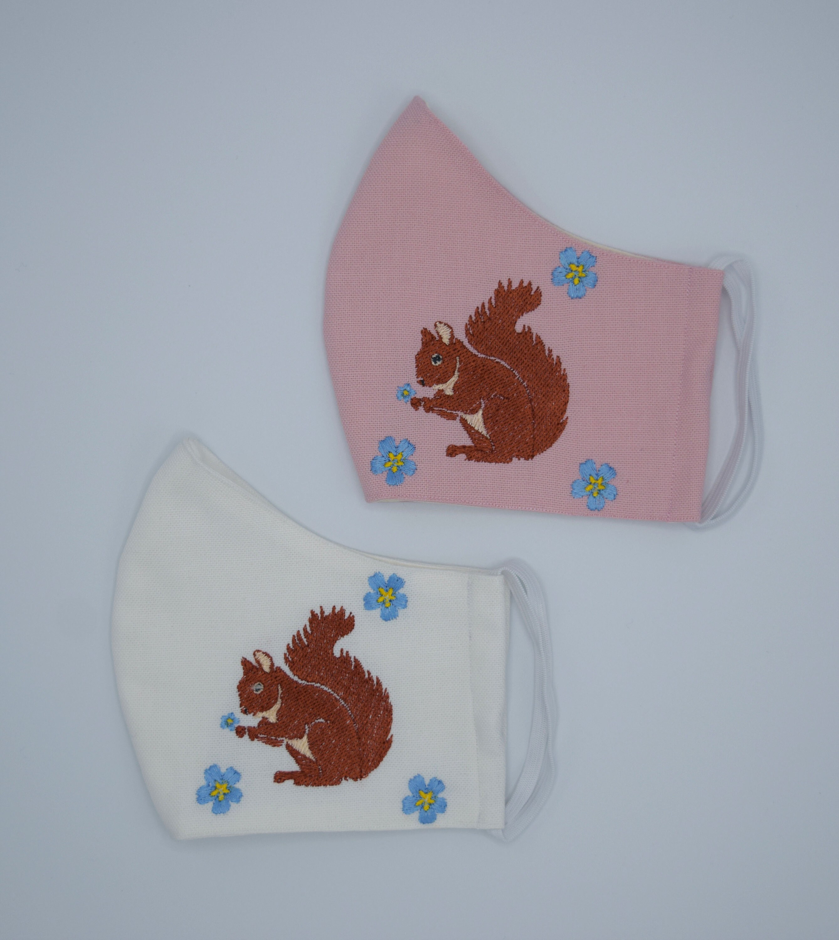 Embroidered Face Masks - Etsy