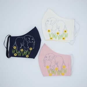 Embroidered Face Masks - Etsy