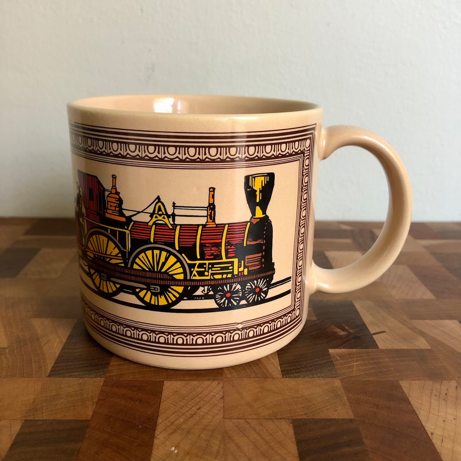 Vintage 1990s Chaps Ceramic Train Coffee Mug Made in Japan - Etsy