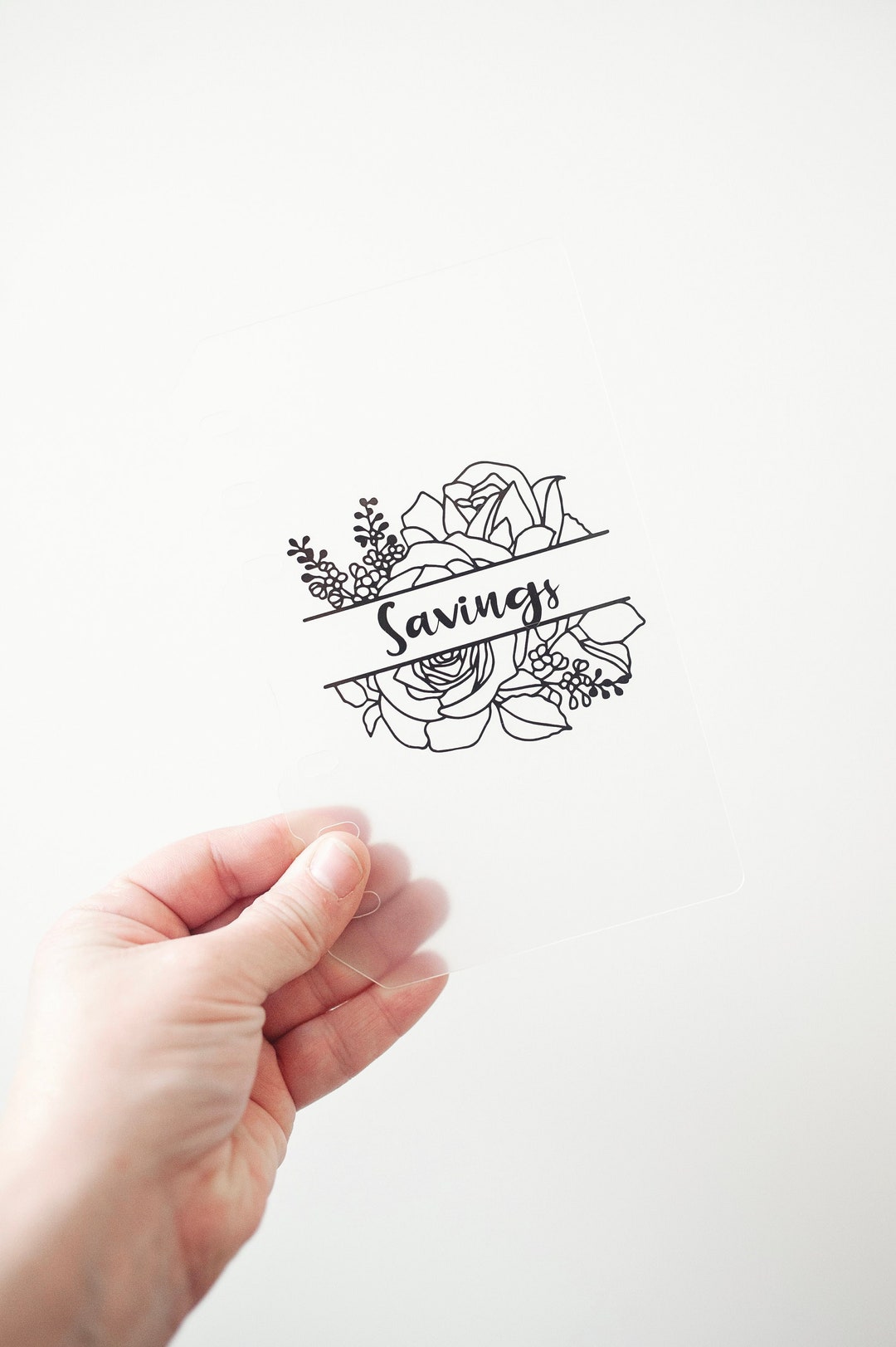 Rose | Budget Binder Floral Dashboard - Etsy