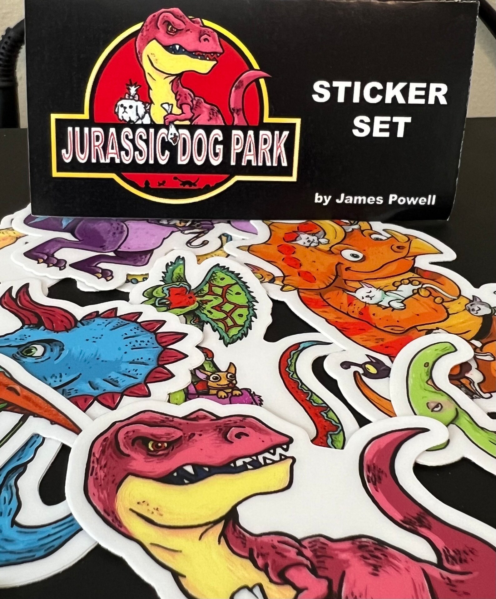 Dilophosaurus - Jurassic Dog Park Sticker - Etsy