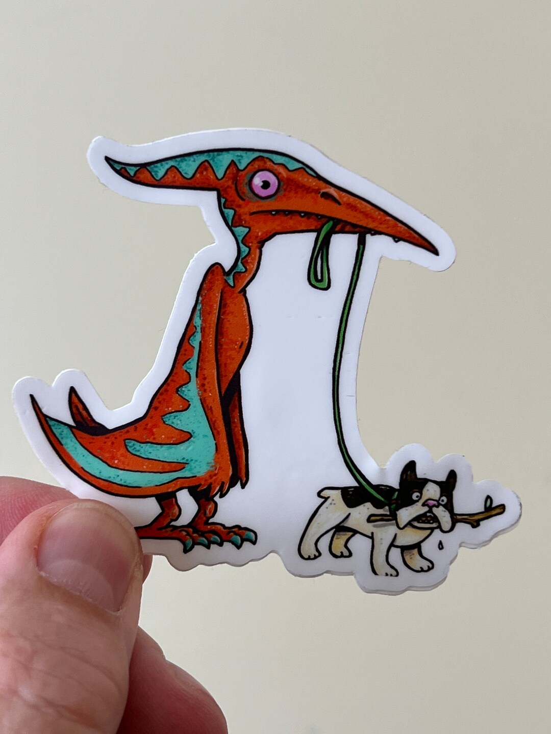 Pteranodon - Jurassic Dog Park Sticker - Etsy