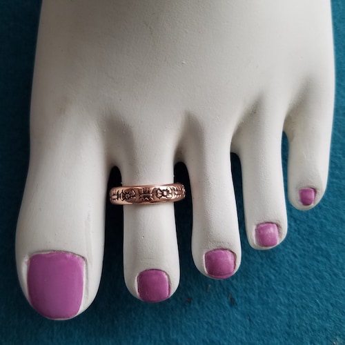 Toe Rings Copper Toe Ring Toe Jewelry Rings for Toes - Etsy