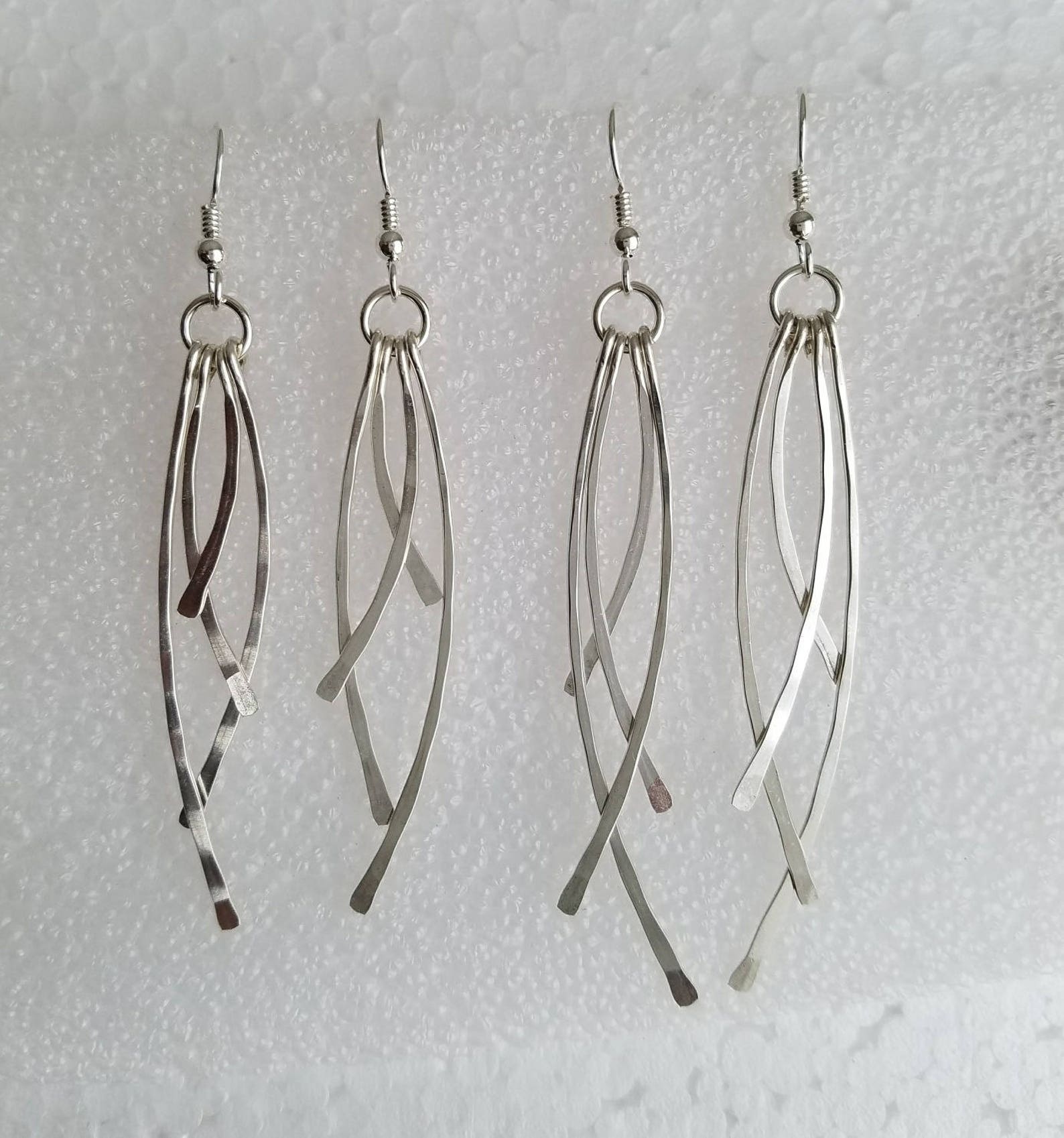 Sterling Silver Earrings - Etsy