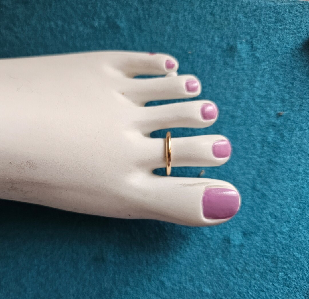 Gold Filled Toe Ring - Etsy