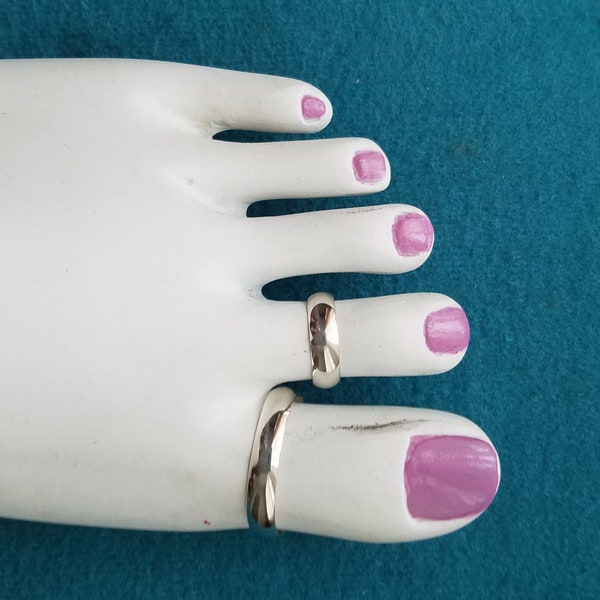 Silver Toe Rings - Etsy