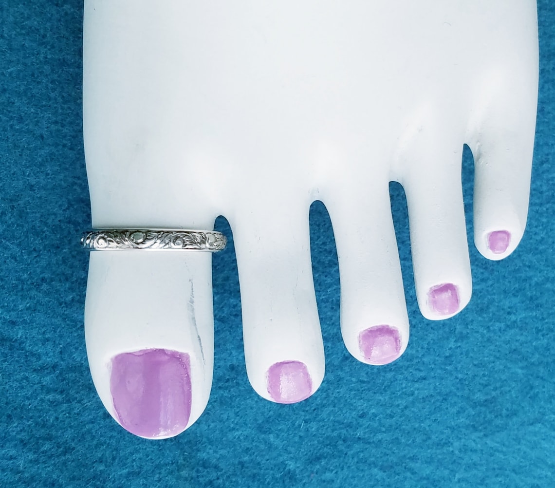 Sterling Silver Toe Ring | Etsy