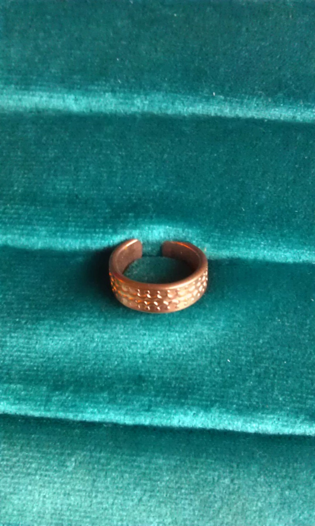 Solid Copper Toe Ring Adjustable - Etsy
