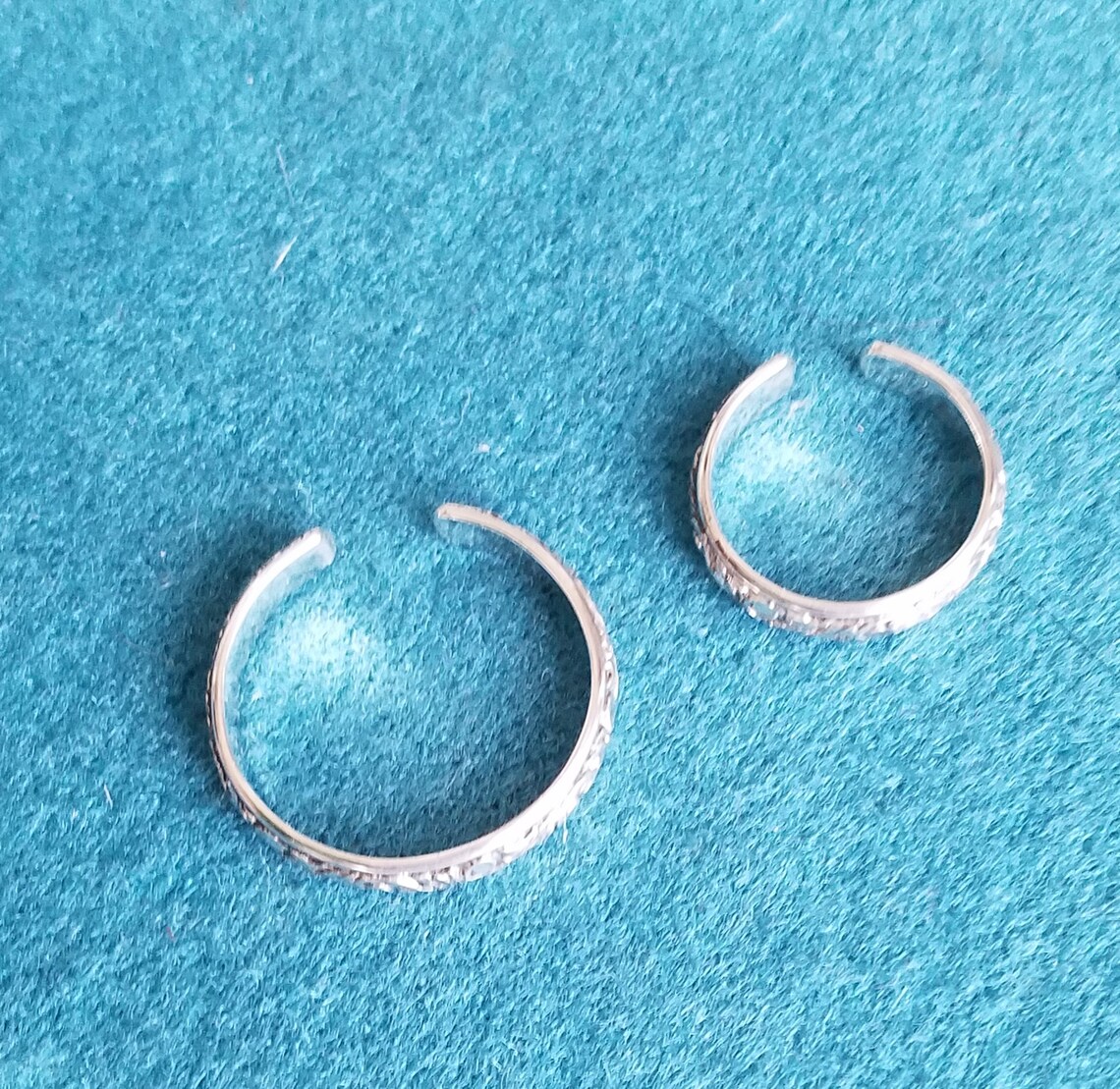Sterling Silver Toe Ring | Etsy