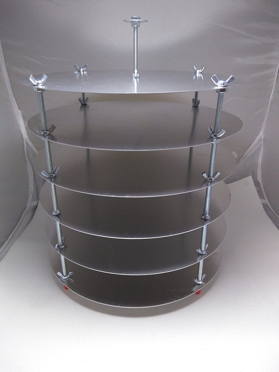 5 Gallon Metal Pressure Pot Shelves- 6 Shelf- Stand for Resin Silicone ...