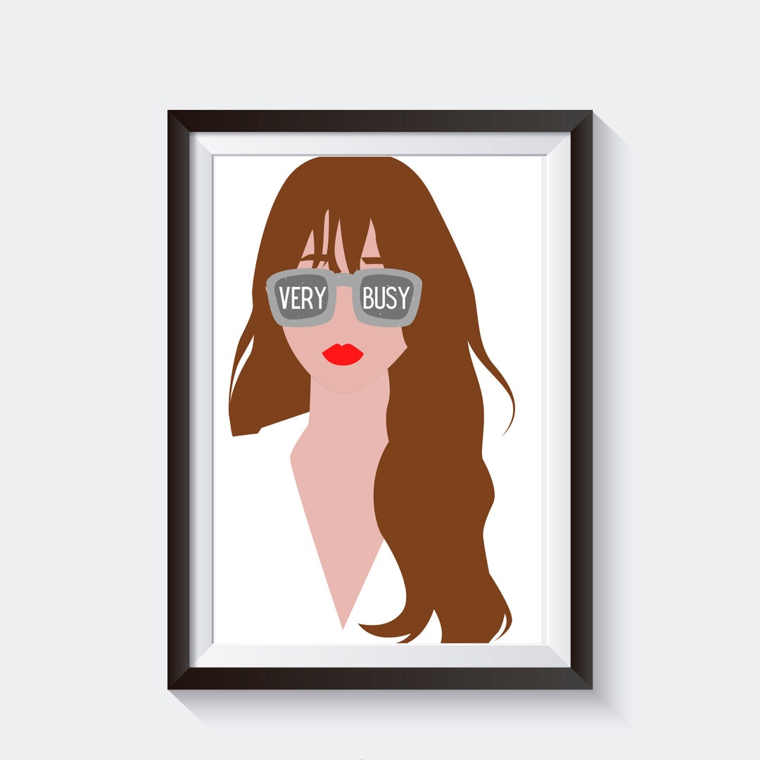 Very Busy, Woman Art, Very Busy, Woman Art, Typography, Home Decor ...