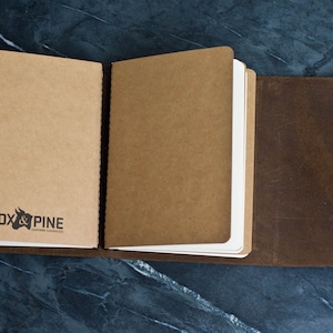 Kraft Notebook Refills for Refillable Leather Journals by Ox & Pine ...