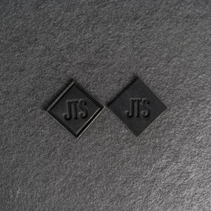 Personalized Leather Patch Custom W/ Logo, Text, or Initials Blank ...