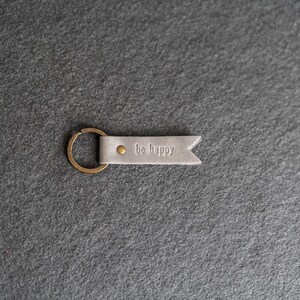 Personalized Leather Keychain | Flag Shape Keyring | Key Fob Customized ...