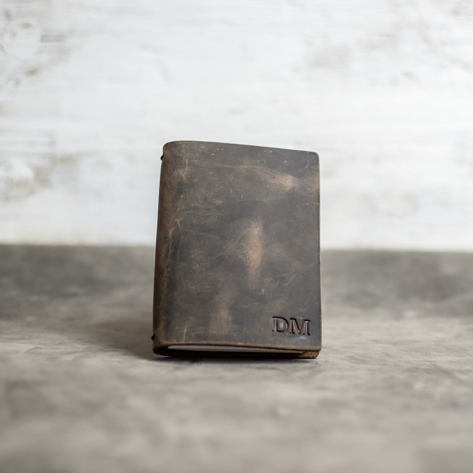 REFILLABLE Personalized Leather Pocket Journal Small - Etsy