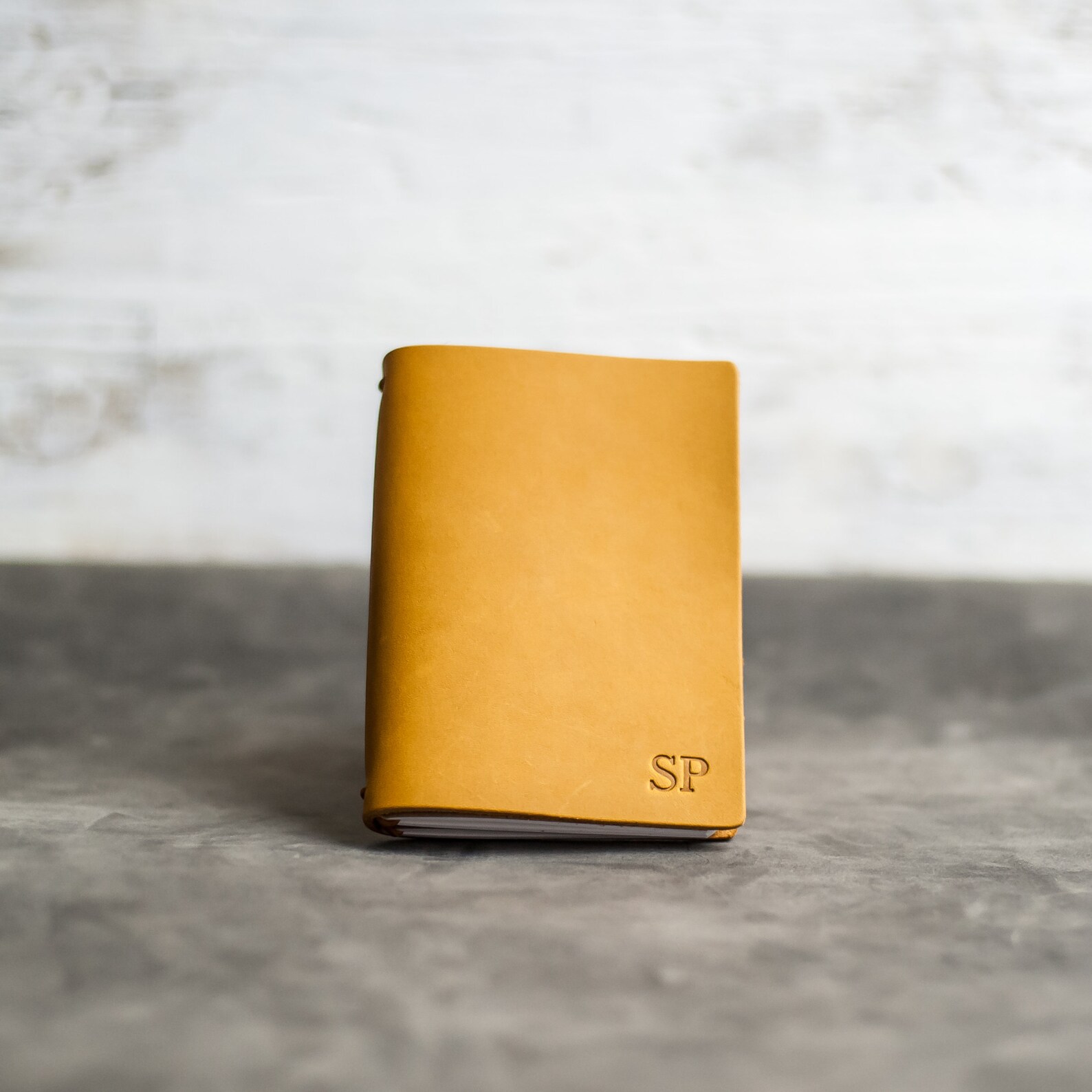 REFILLABLE Personalized Leather Pocket Journal Small - Etsy